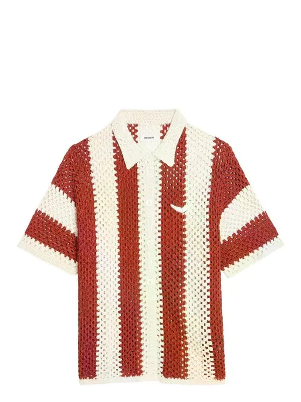 Zadig&Voltaire Crochet-knit Cardigan - Red