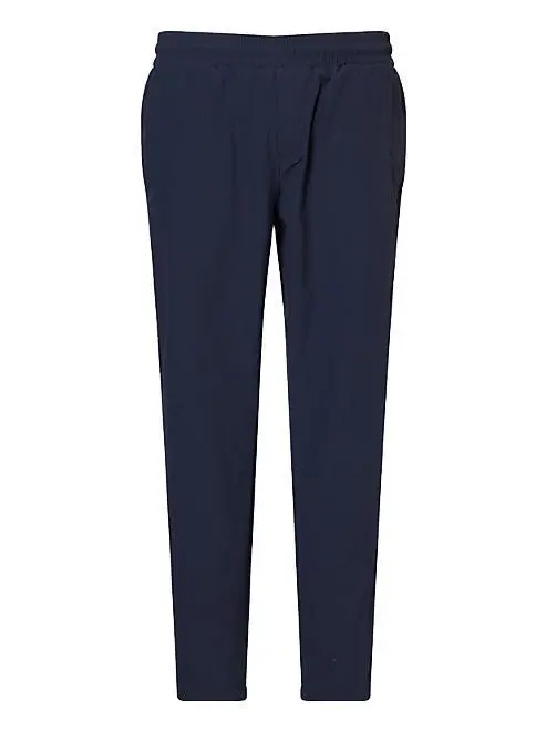 ARNE Technical Tapered-leg Stretch-woven Trousers - Navy