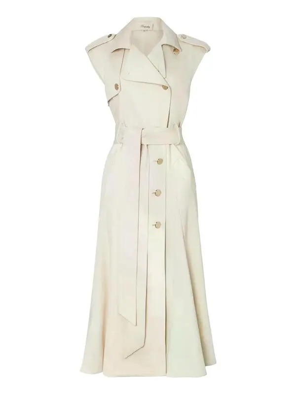 TEMPERLEY LONDON Javier Sleeveless Trench Coat - Neutrals