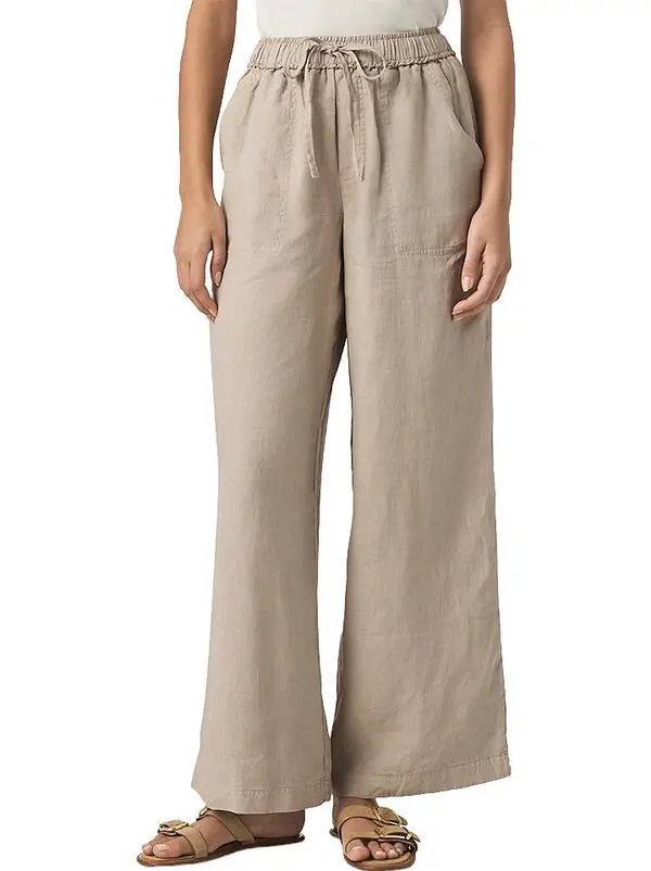 Splendid Stella Linen Pants - Fawn