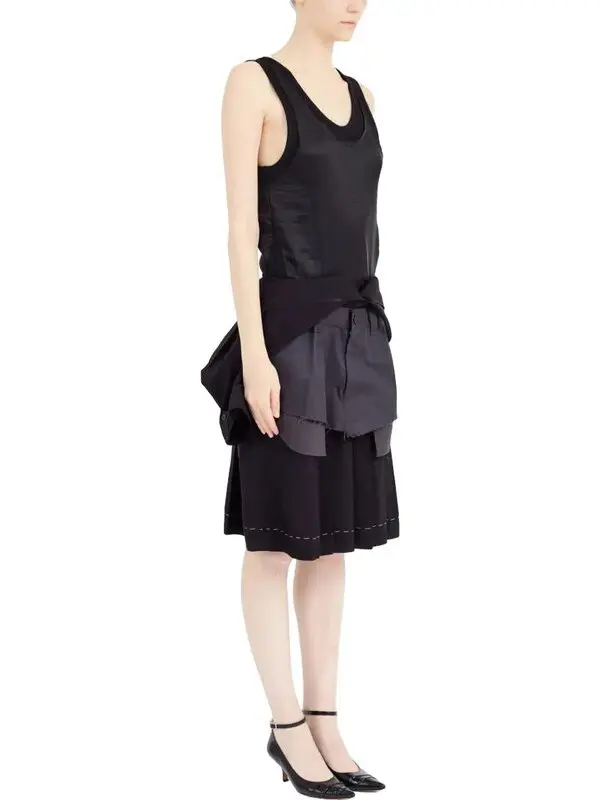 MAISON MARGIELA Midi Dress - Black And Anthracite