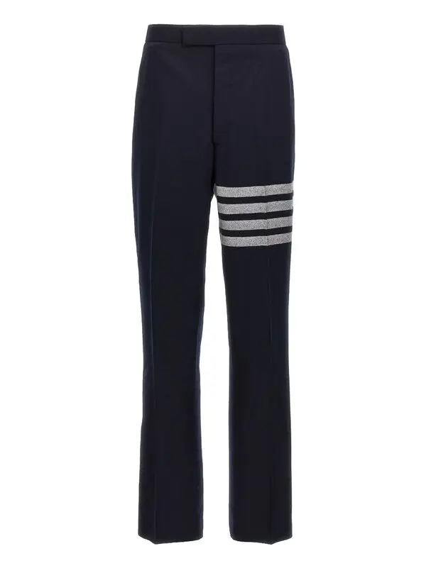 Thom Browne 4 Bar Trousers - Blue