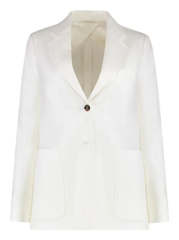 Max Mara Guglia Linen Jacket - White