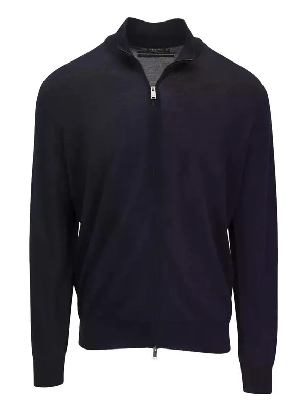 Zegna Wool Cardigan - Blue
