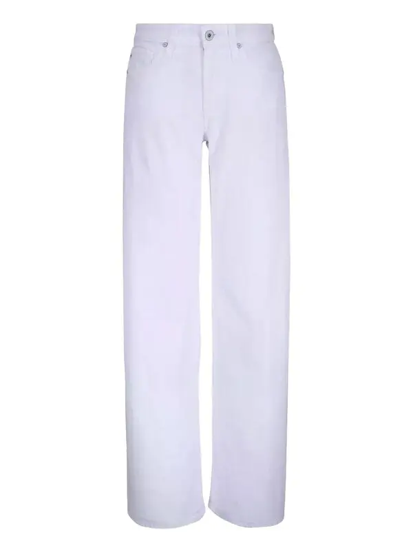 Ag Straight-leg Jeans - White