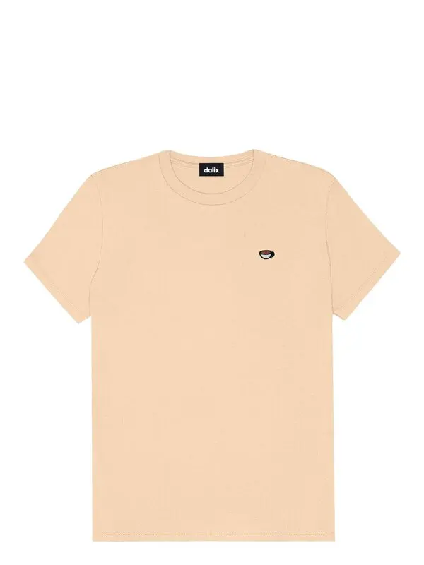 DALIX Lil Coffee Cup Jersey Tee - Sand