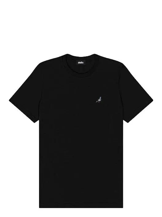 DALIX Pigeon Jersey Tee - Black