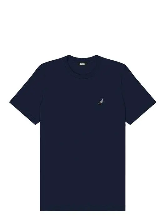 DALIX Pigeon Jersey Tee - Navy Blue