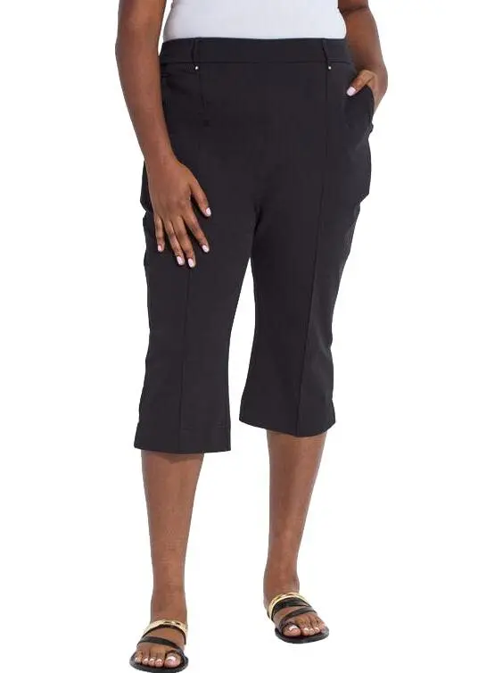 Lyssé Amanda High-waist Capri Pants - Black