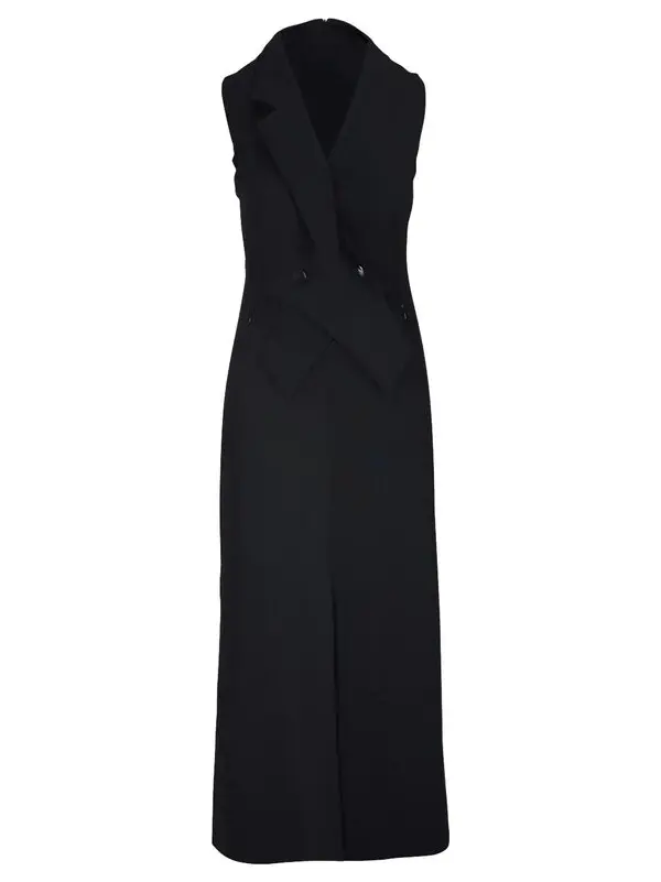 Akris Sleeveless Maxi Dress - Black