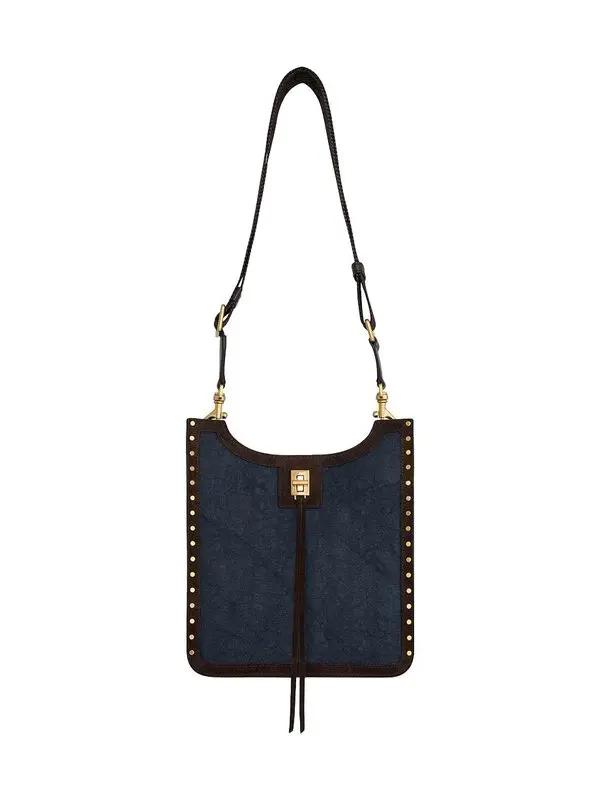 Rebecca Minkoff Medium Darren Feed Crossbody Bag - Denim/ Fondant