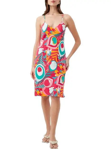 Trina Turk Arana Printed Slip Dress - Multi