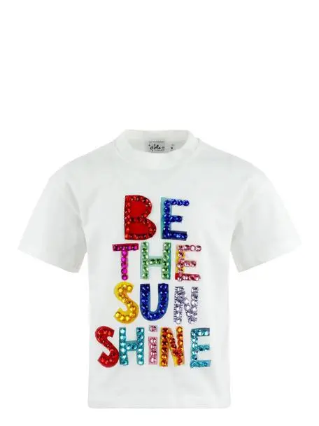 LOLA + THE BOYS Be The Sunshine T-shirt - White
