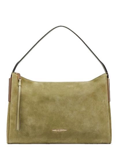 Karl Lagerfeld Paris Valerie Hobo Bag - Olive