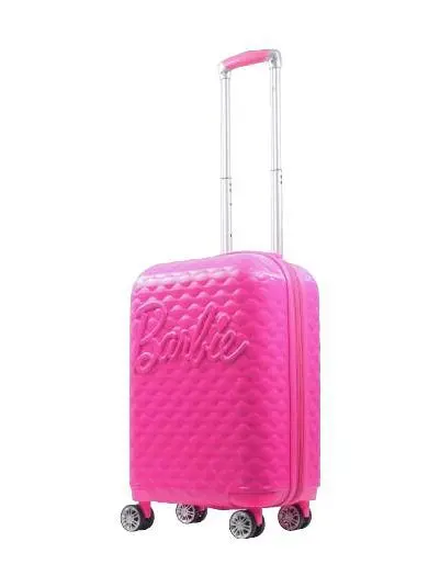 FUL Mattel Barbie 3d Quilted 22.5" Carry-on Luggage - Pink