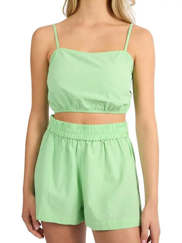 VIENS AVEC MOI The Everyday Mini Top - Green