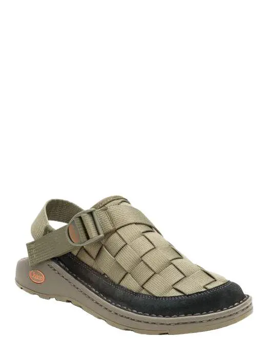 CHACO Canyon Woven Clog - Mossy Olive