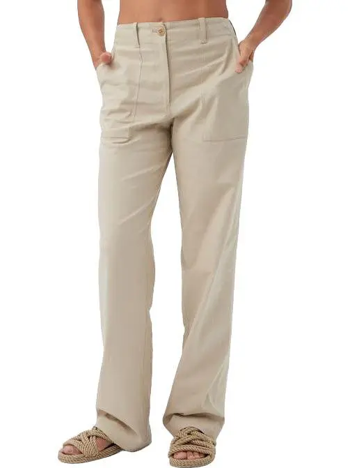 Trina Turk Antonia Linen Pant - Biarritz Beige
