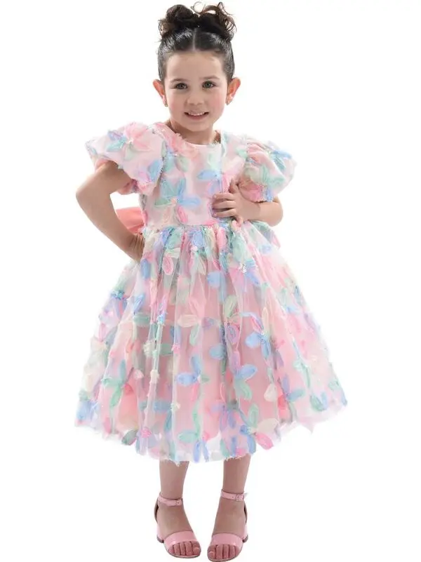 MIMI TUTU Daisy Dress - Peach Pink