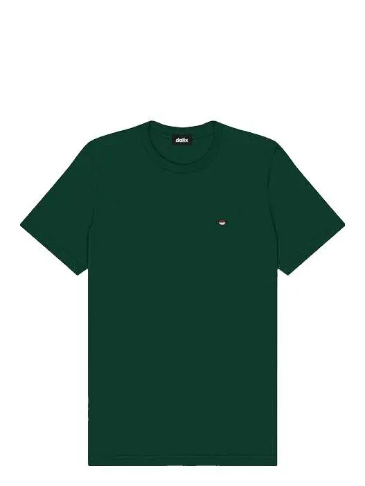 DALIX Lil Coffee Jersey Tee - Forest Green