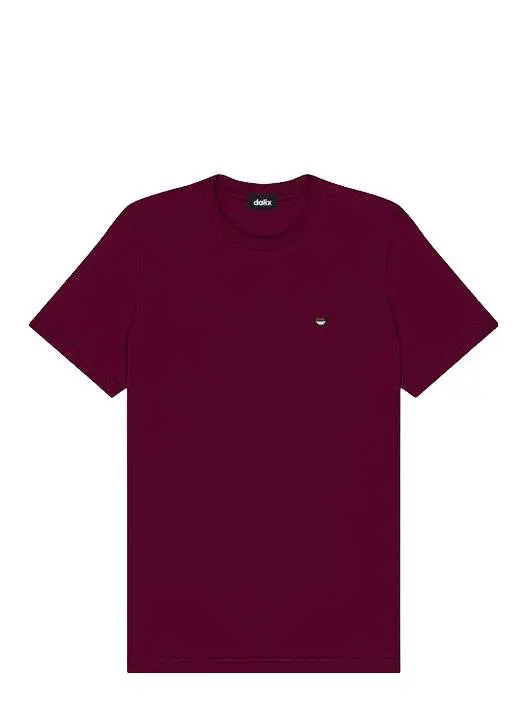 DALIX Lil Coffee Jersey Tee - Maroon