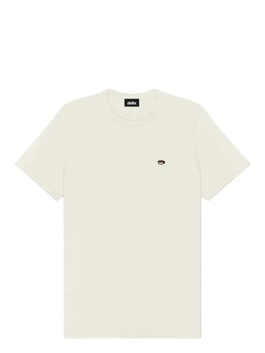 DALIX Lil Coffee Jersey Tee - Natural