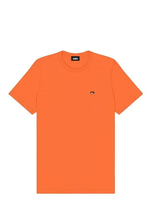 DALIX Lil Coffee Jersey Tee - Orange