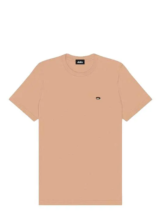 DALIX Lil Coffee Jersey Tee - Peach