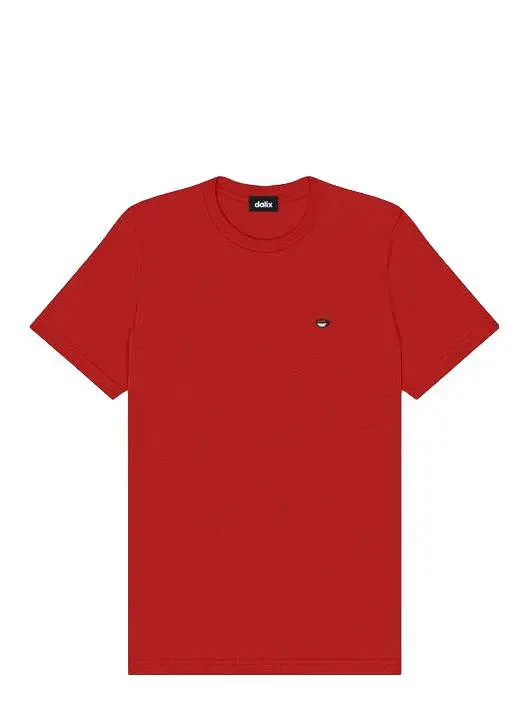 DALIX Lil Coffee Jersey Tee - Red