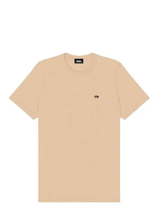 DALIX Lil Coffee Jersey Tee - Sand