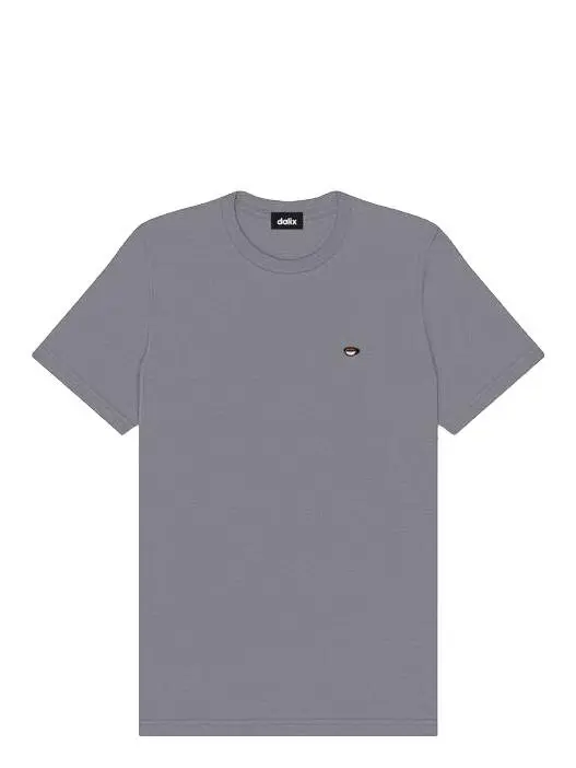 DALIX Lil Coffee Jersey Tee - Storm Gray