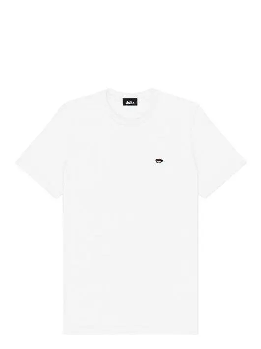 DALIX Lil Coffee Jersey Tee - White
