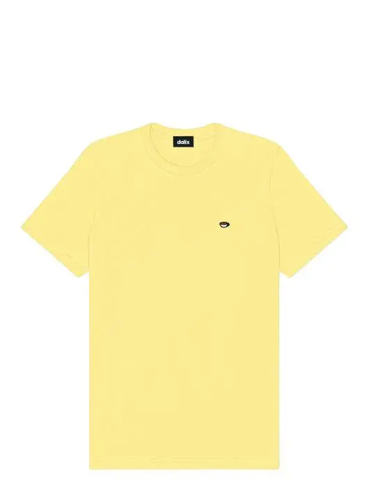 DALIX Lil Coffee Jersey Tee - Yellow