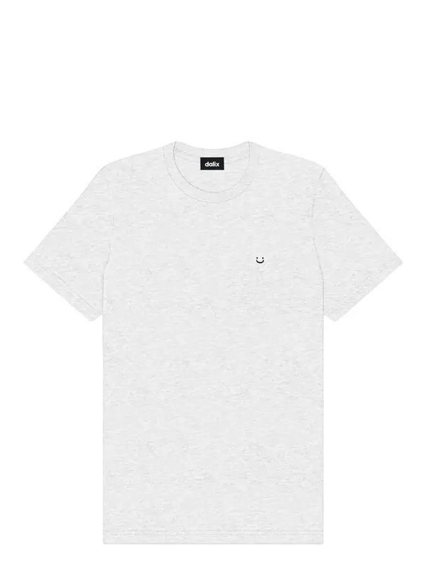 DALIX Lil Smile Jersey Tee - Ash Gray
