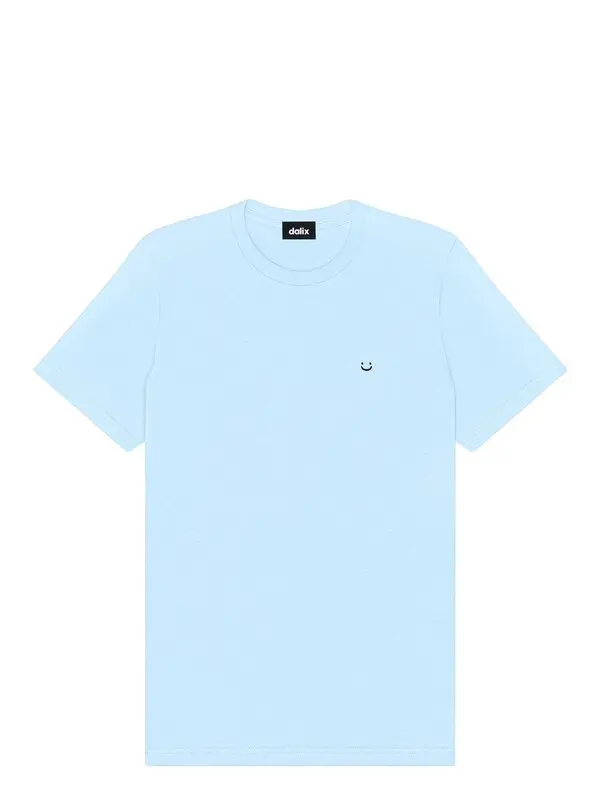 DALIX Lil Smile Jersey Tee - Baby Blue