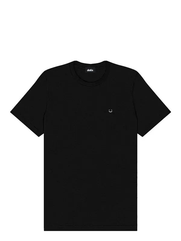 DALIX Lil Smile Jersey Tee - Black