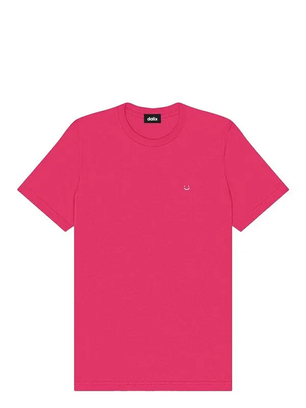 DALIX Lil Smile Jersey Tee - Fuchsia