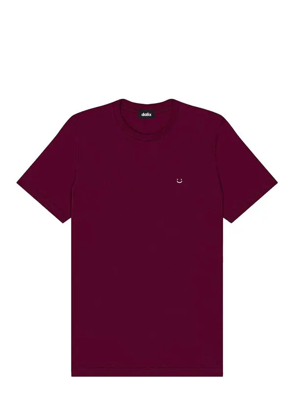 DALIX Lil Smile Jersey Tee - Maroon