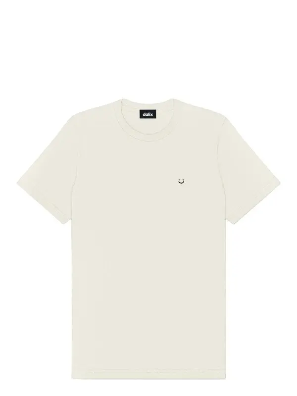 DALIX Lil Smile Jersey Tee - Natural