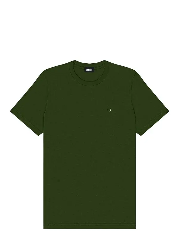 DALIX Lil Smile Jersey Tee - Olive
