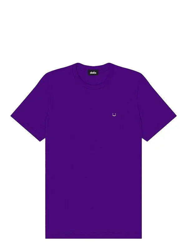 DALIX Lil Smile Jersey Tee - Purple