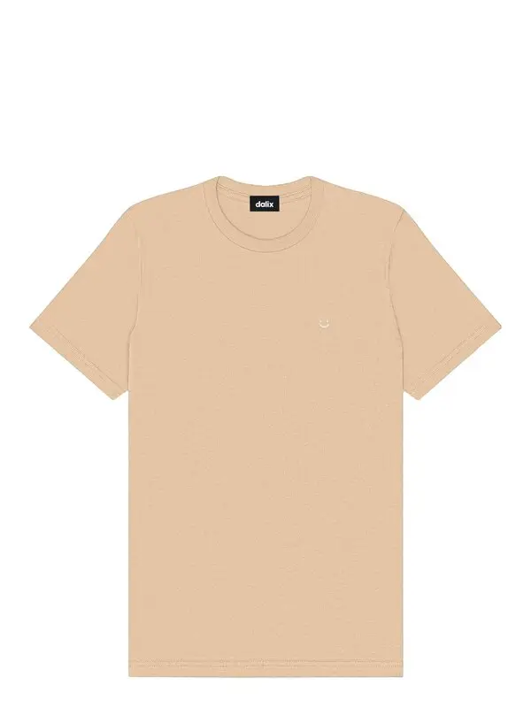DALIX Lil Smile Jersey Tee - Sand