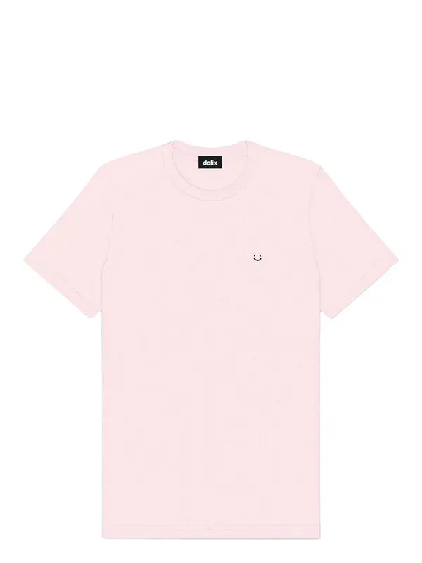 DALIX Lil Smile Jersey Tee - Soft Pink
