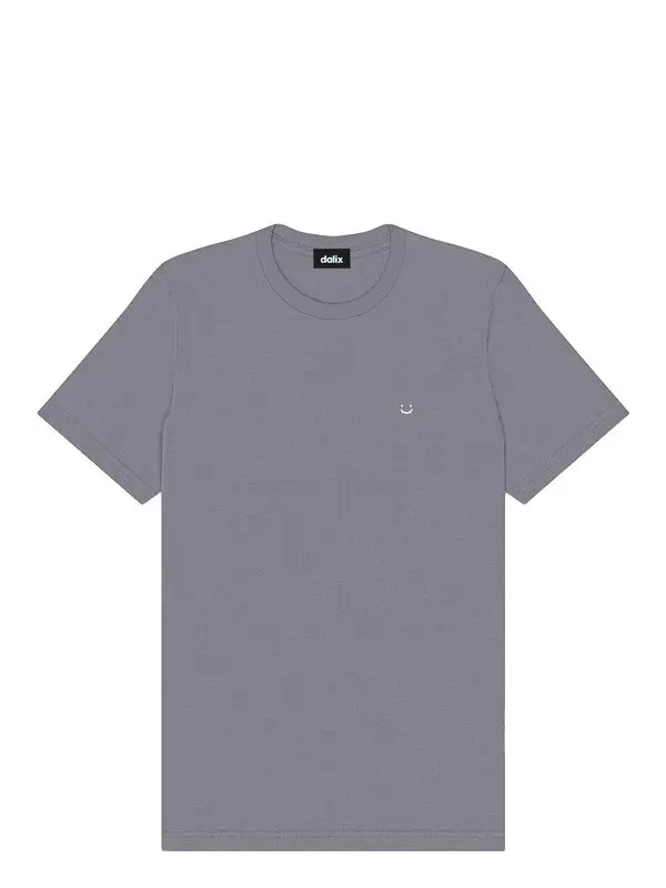 DALIX Lil Smile Jersey Tee - Storm Gray