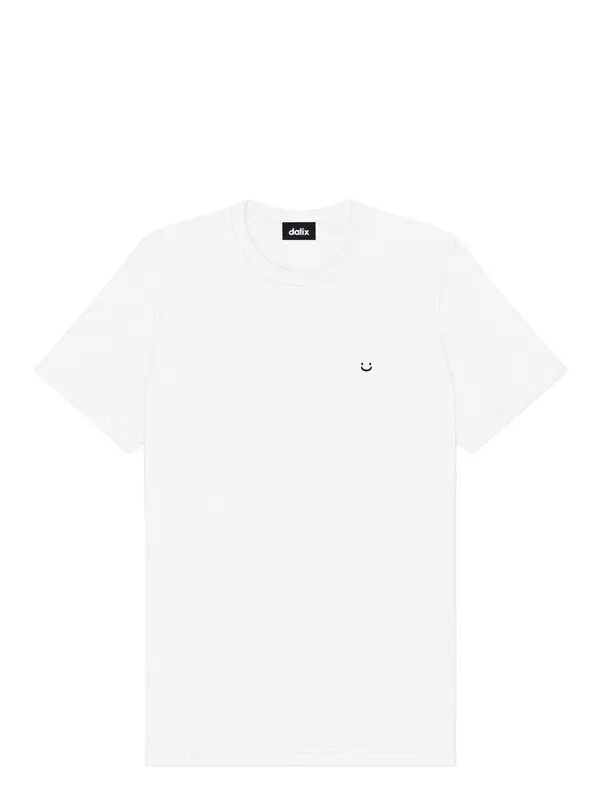 DALIX Lil Smile Jersey Tee - White