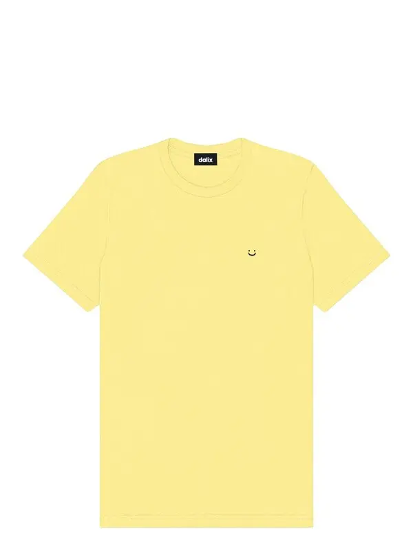 DALIX Lil Smile Jersey Tee - Yellow