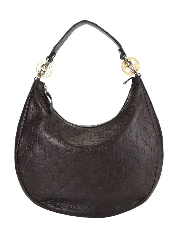 Gucci Guccissima Gg Twins Hobo - Brown