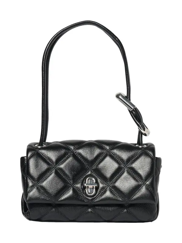 Marc Jacobs Quilted Leather Shoulder Bag - Black