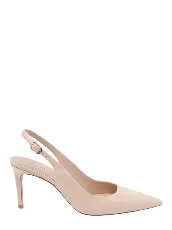 STUART WEITZMAN Patent Leather Slingback Pumps - Pink