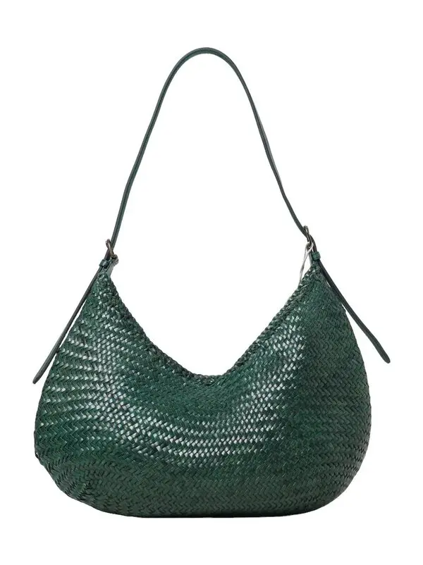 Dragon Diffusion Woven Shoulder Bag - Green
